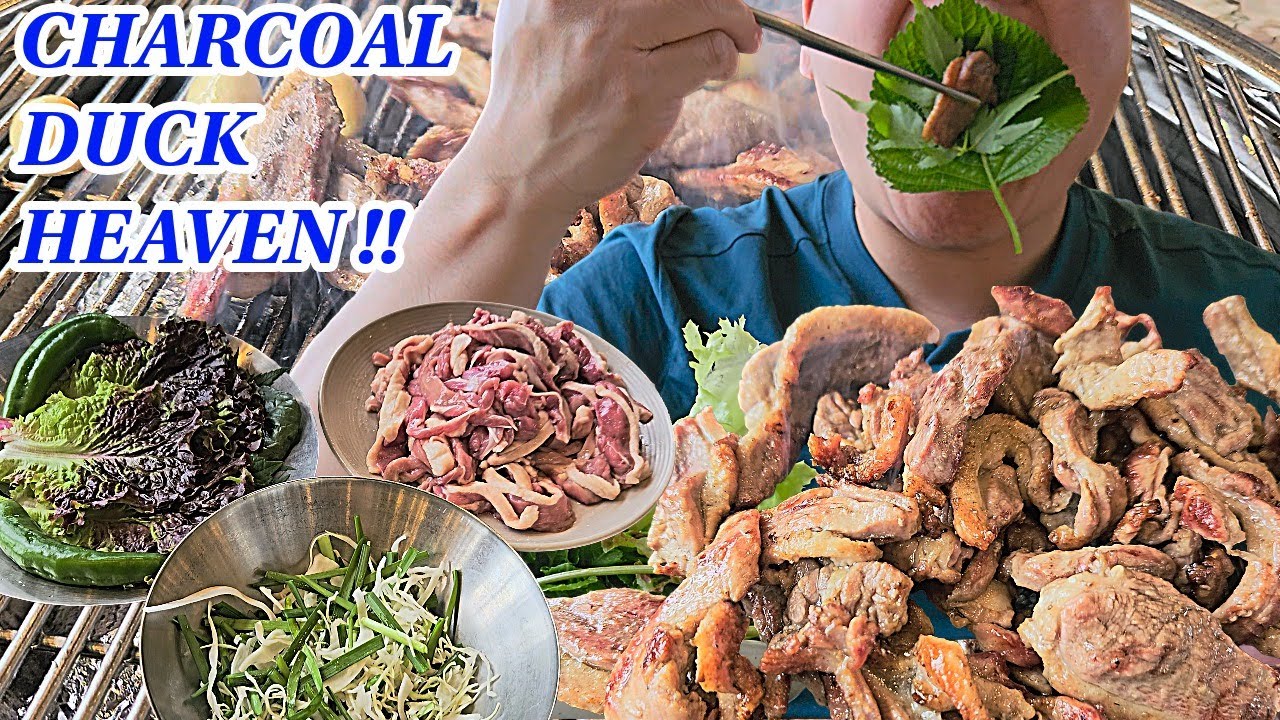 Charcoal-Grilled Duck in Korea 🇰🇷 | Hidden BBQ Gem Locals Love! - YouTube