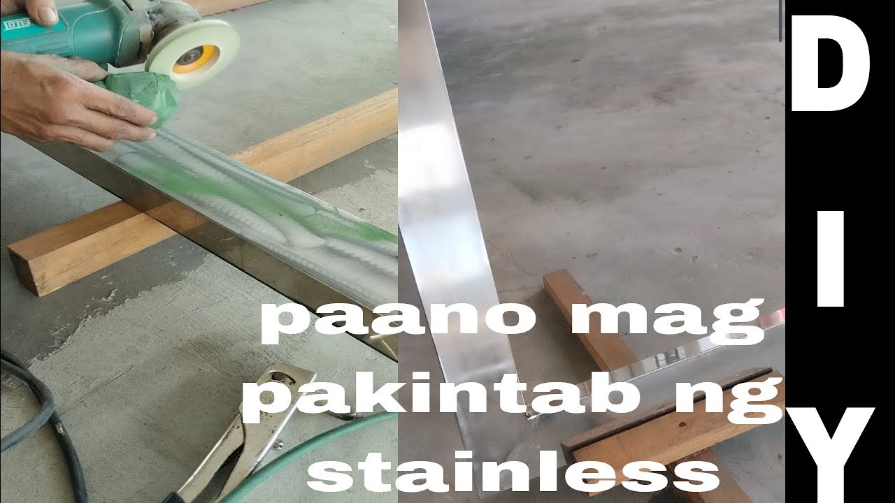 PAANO mag bupping Ng stainless para kumintab para matanggal ang pinag ...