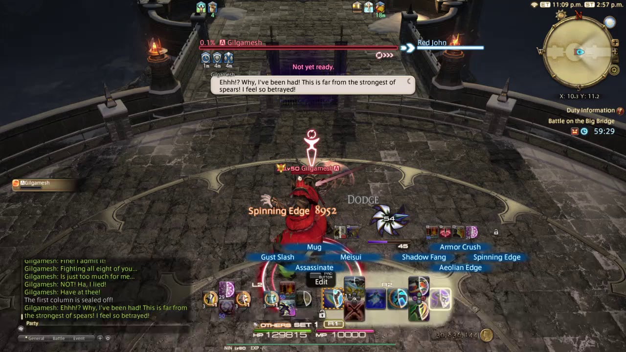 FFXIV Battle on the Big Bridge solo speedrun in 1m04s - YouTube