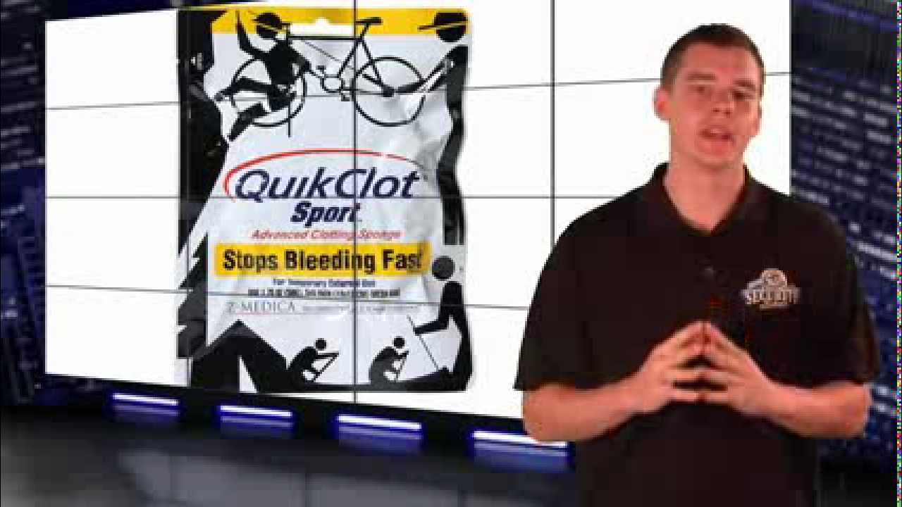 QuickClot Sport - Advanced Clotting Sponge - YouTube