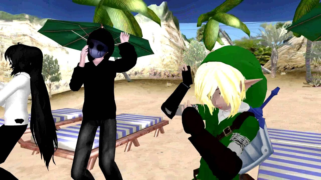 Jeff the killer&Link&Eyeless Jack- fancadelic (mmd) - YouTube