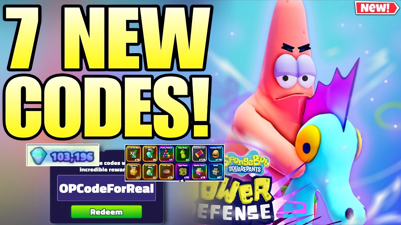 *NEW⚠️ CODES* SPONGEBOB TOWER DEFENSE ROBLOX CODES 2025 - SPONGEBOB TD ...