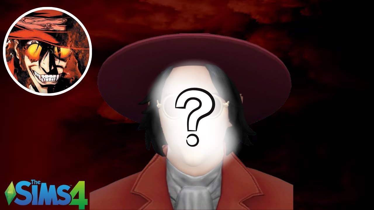 RECREATING ALUCARD FROM HELLSING IN THE SIMS 4 - YouTube