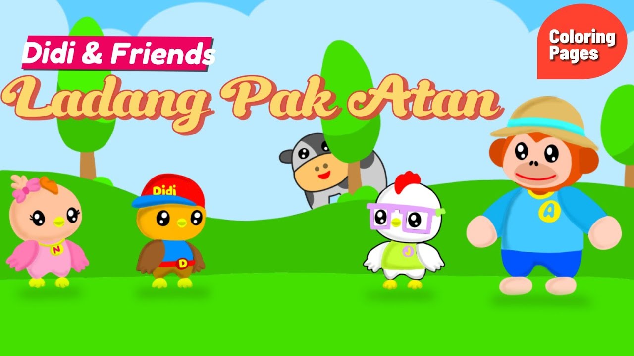 Didi and Friends Ladang Pak Atan | Lagu Baru Didi | Menggambar dan ...