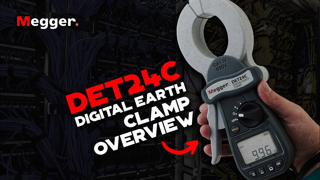 Megger DET24C Ground Resistance Clamp Tester ~ Overview - YouTube