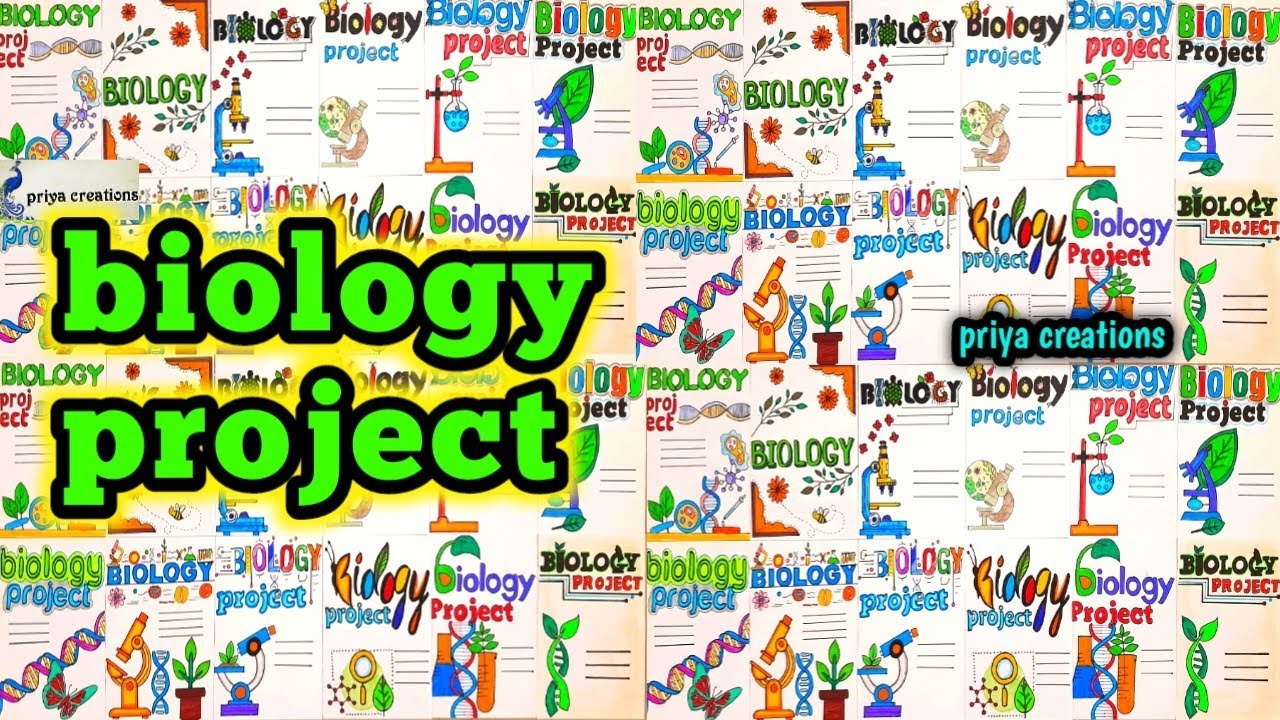biology project file decoration ideas | biology project front page ...
