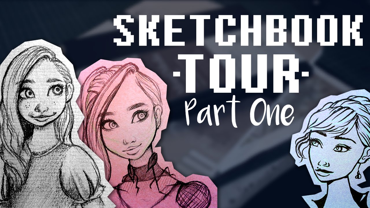 Sketchbook Tour Part 1 July 2016 Jenna Drawing Youtube
