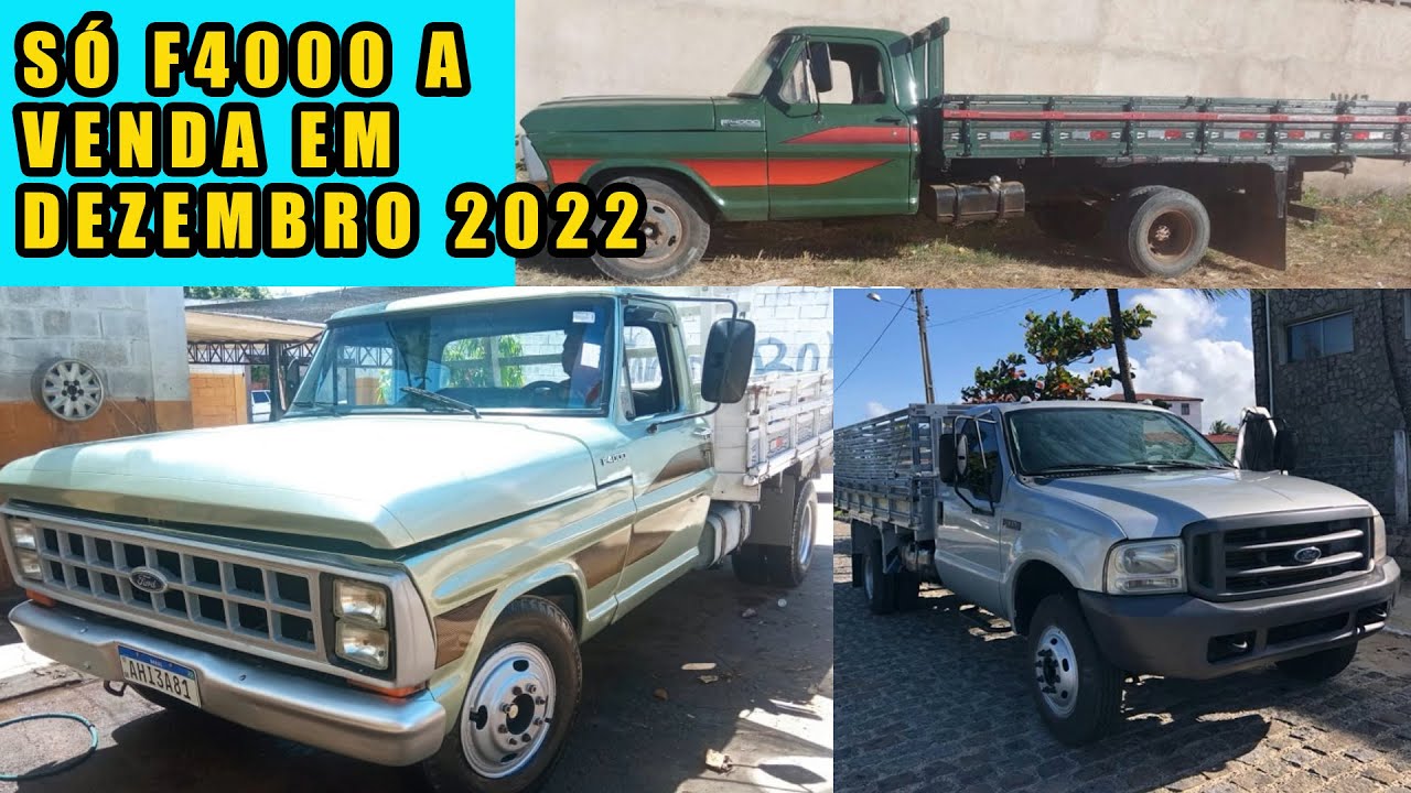 AS 4 F4000 A VENDA PELO BRASIL, ASSISTA OS DETALHES DEZEMBRO 2022 - YouTube