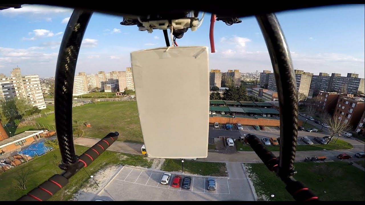 Hexa 550 soltar caja - APM - YouTube