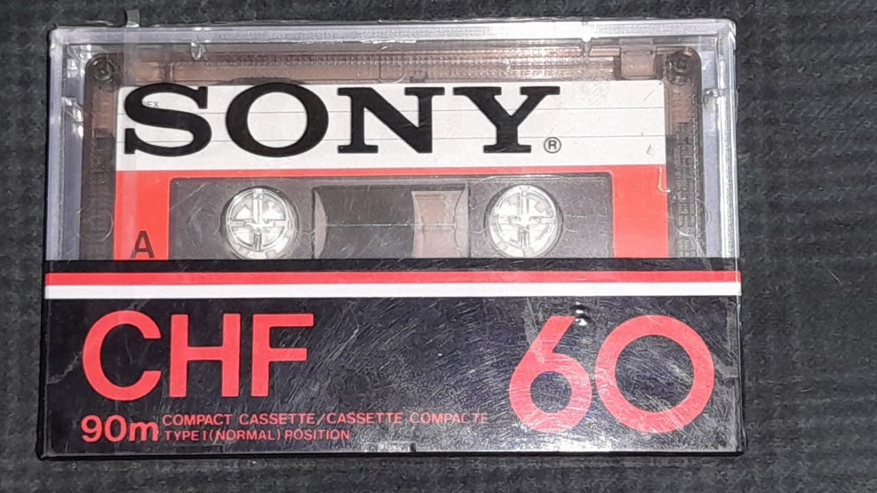 SONY CHF60 UNWRAPING & SOUND OF 2 DIIFRRENT TAPE FORMULATIONS - YouTube