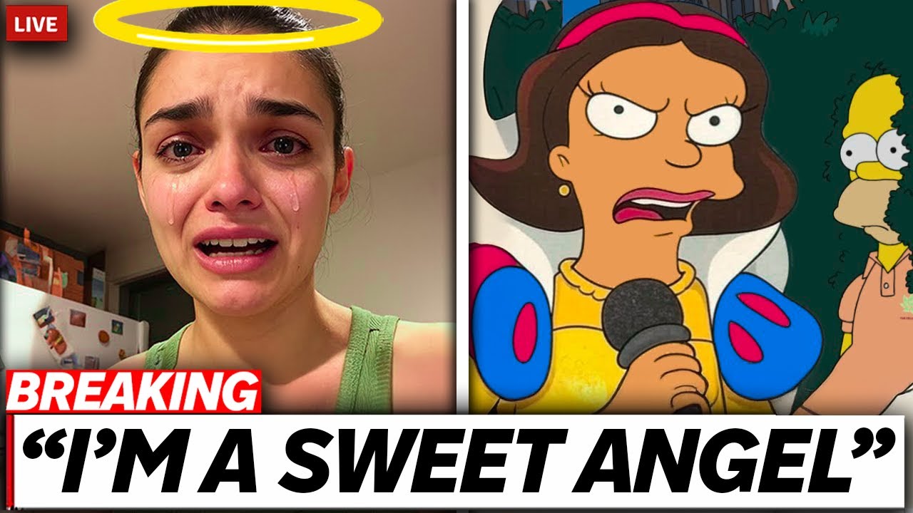 Rachel Zegler BREAKS DOWN After The Simpsons MOCK Her In Snow White ...