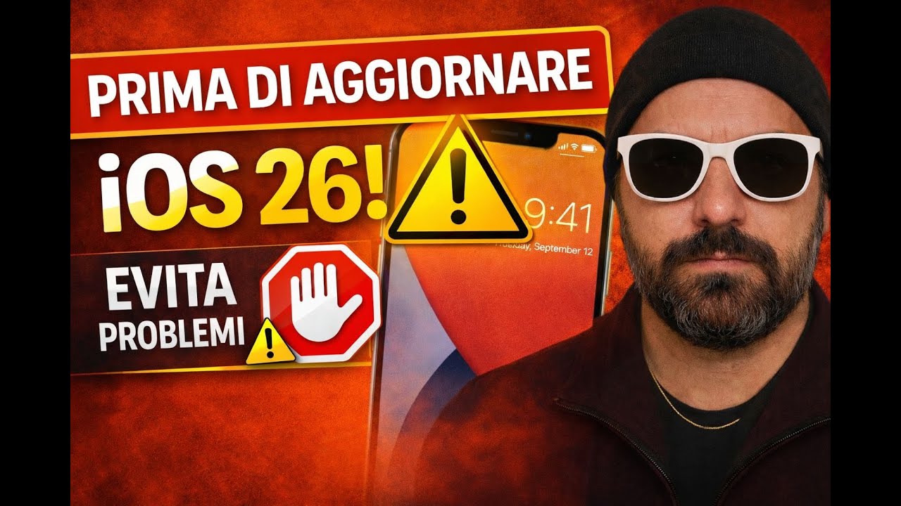NON Aggiornare a iOS 26 Prima di Aver Fatto QUESTE Cose! ⚠️ Guida ...