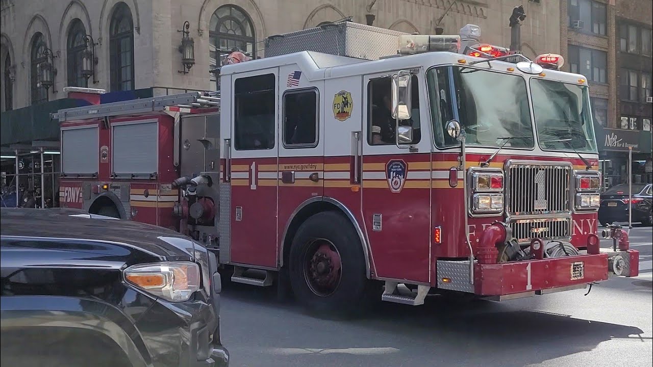 FDNY Engine 1 Responding - YouTube
