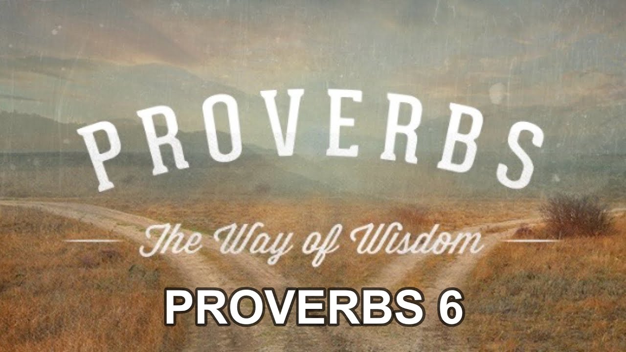 THE CHALLENGE: 31 DAYS OF MAY FOR 31 CHAPTERS OF PROVERBS | CH 6 (KJV ...
