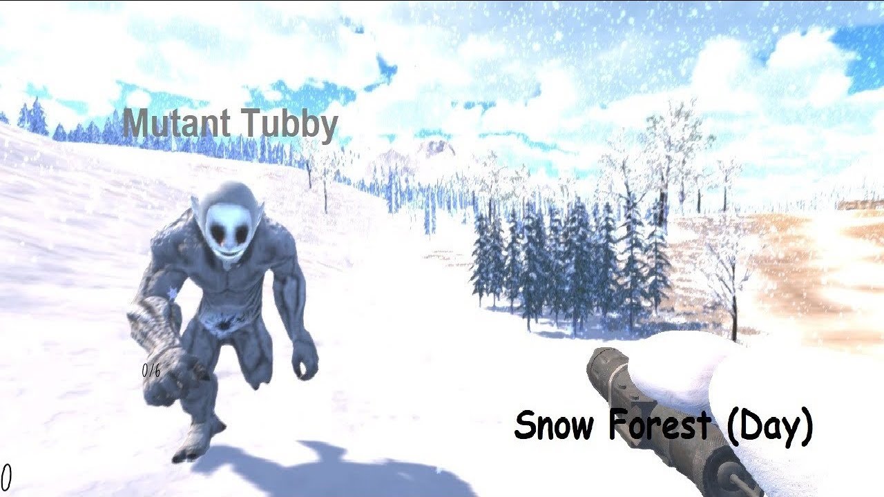 Slendytubbies: A New Story - Collect Mode (Demo) | Snow Forest (Day ...