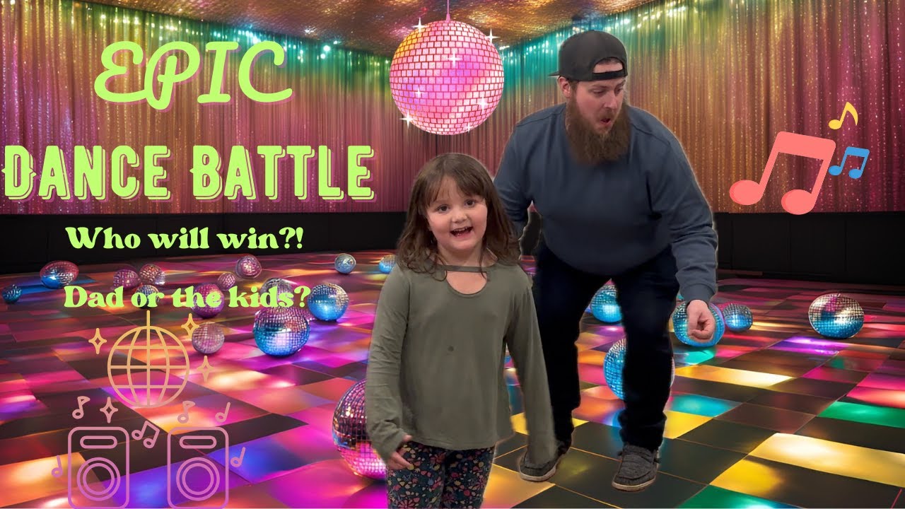 Epic Dad Dance-Off with the Kids! Who will win the Dance Battle?! - YouTube