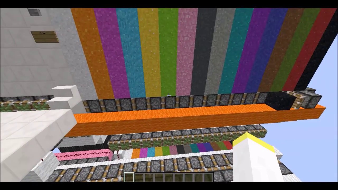 100% Redstone printer with automatic refilling system (no command ...