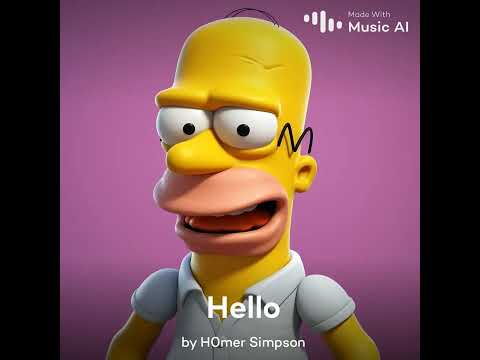 Hello homer Simpson AI cover - YouTube