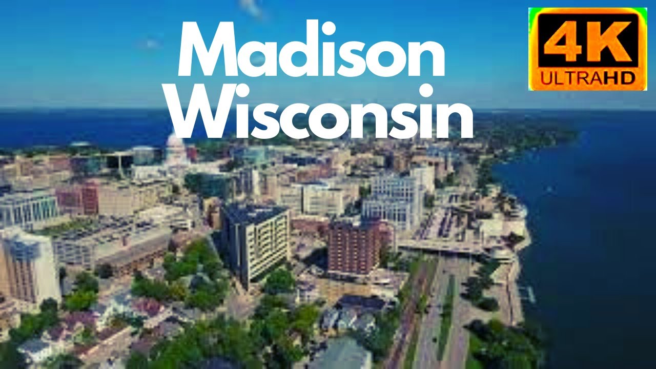 Wisconsin Madison, USA 🇺🇸 | 4K Drone Footage - YouTube