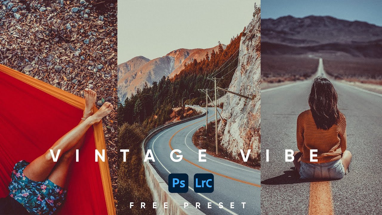 COLOR GRADING TUTORIAL - CINEMATIC VINTAGE VIBE - FREE PRESET - YouTube
