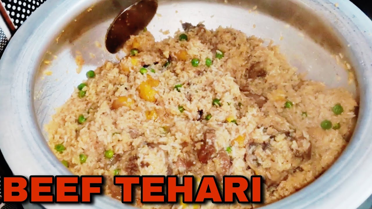 BEEF TEHARI RECIPE | बीफ ताहेरी रेसिपी | Shaheen Kitchen - YouTube