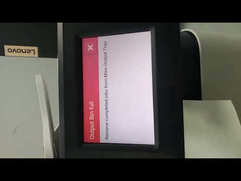 Fault Code 08 700 Output Bin Full - YouTube