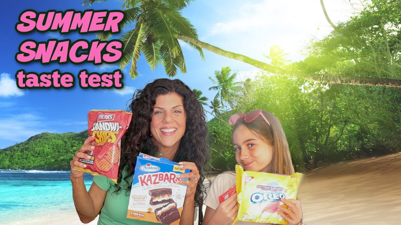 Summer Snacks Taste Test ~ Junk Food Haul! - YouTube