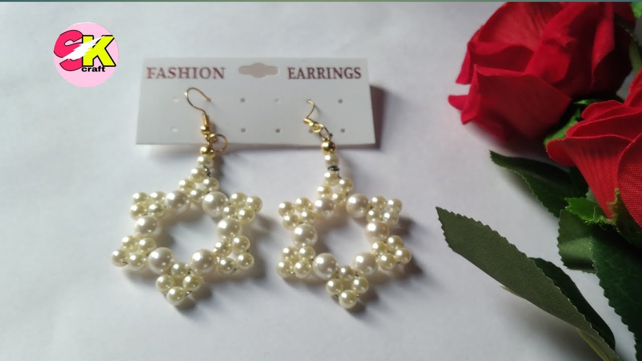 Beaded Earrings Patterns 17 / Easy Earring/Diy Beaded Earrings/Beginner ...