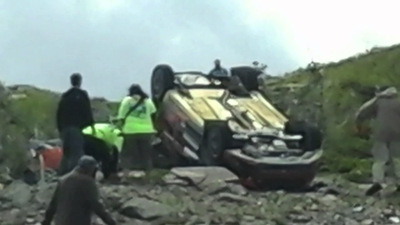 Climb to the Clouds 2017- Ford Fiesta Crash - YouTube