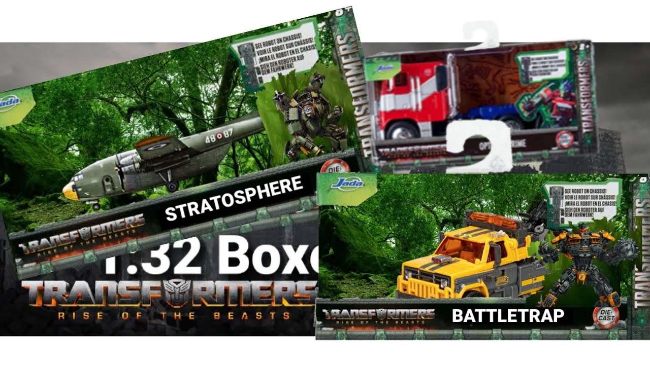 Transformers Rise of the Beasts | 1:32 Jada Toys Boxes Collection ...