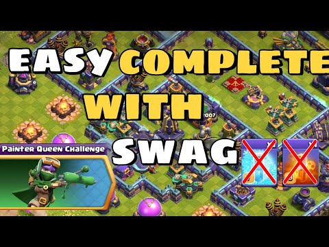 How To Complete COC Painter Queen Challenge | Color Fest | Clash Of ...