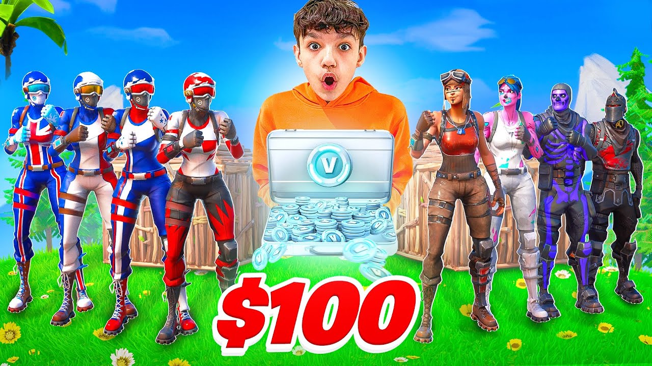Beat My Fortnite Clan In Box Fights, Win 10,000 V-Bucks! - YouTube