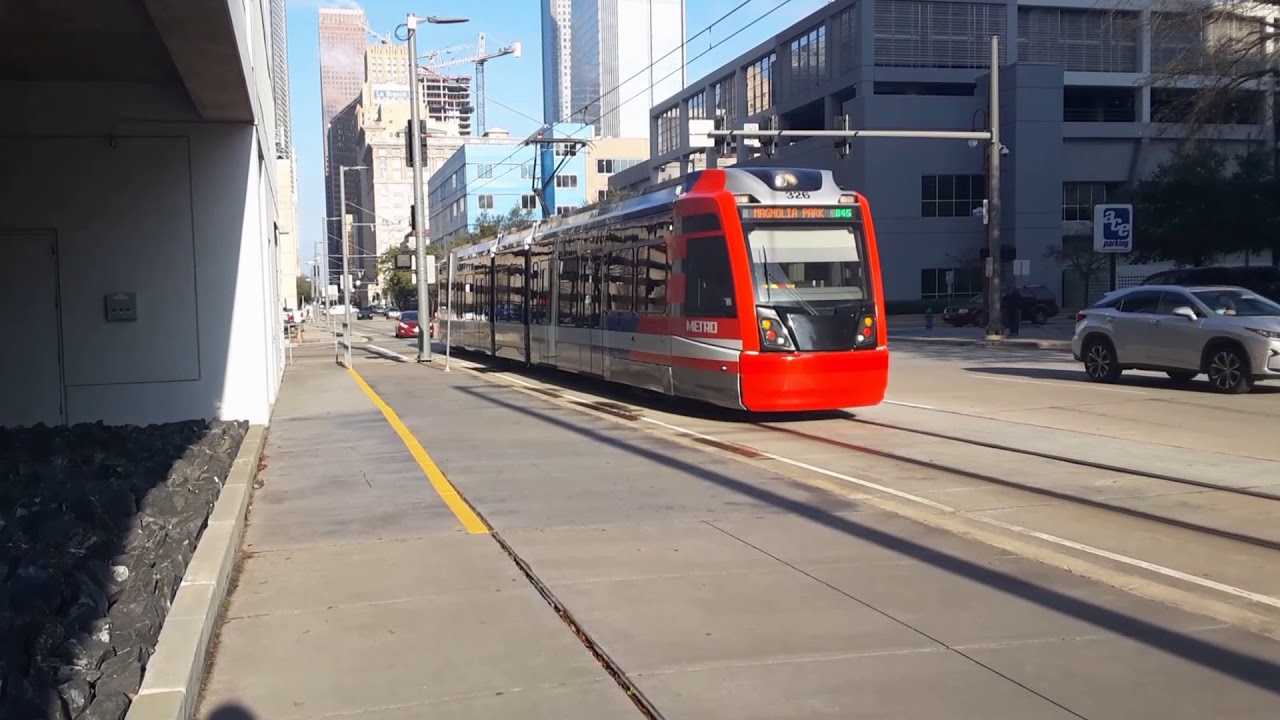 METRORail Car # 326 Houston Texas - YouTube