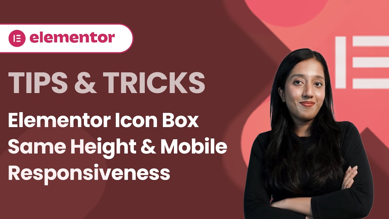 Elementor Icon Box Same Height & Mobile Responsiveness - YouTube