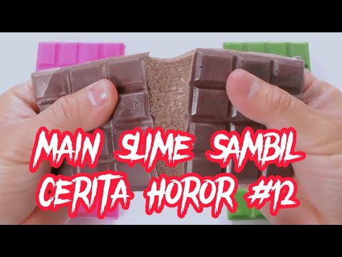 MAIN SLIME SAMBIL CERITA HOROR #12 - YouTube