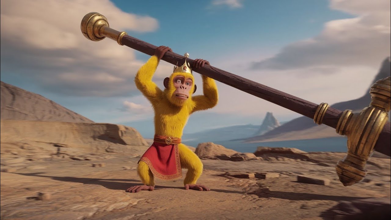 Monkey is born with lots of Super Natural Powers. || Animated ...