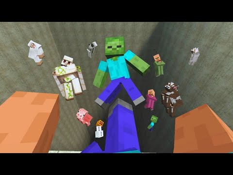 TÜM MİNECRAFT CANAVARLARINI ÇUKURA SPARTAN KİCK İLE ATIYORUM BUNE BÖYLE GARRY'S MOD