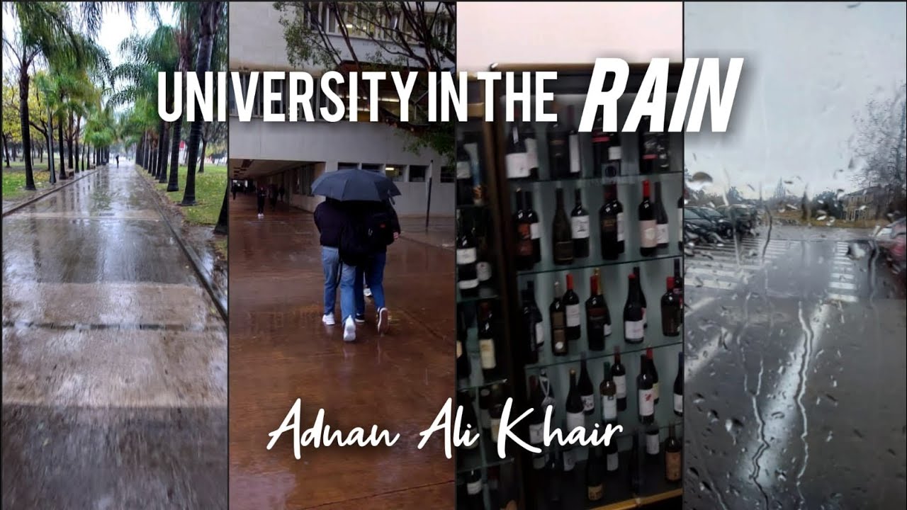 University in the Rain|Daily routine|Erasmus life|student life|A day in ...