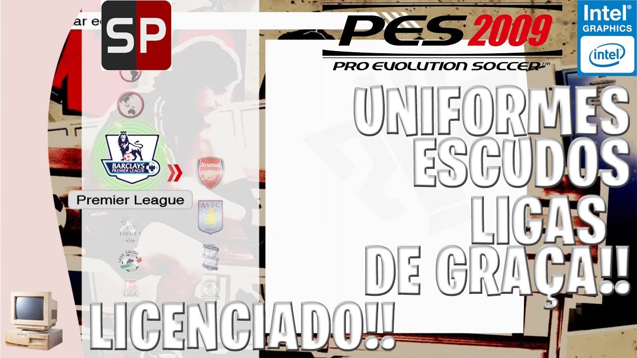 O MELHOR PATCH PARA PES 2009 - TUDO LICENCIADO!!!! - YouTube