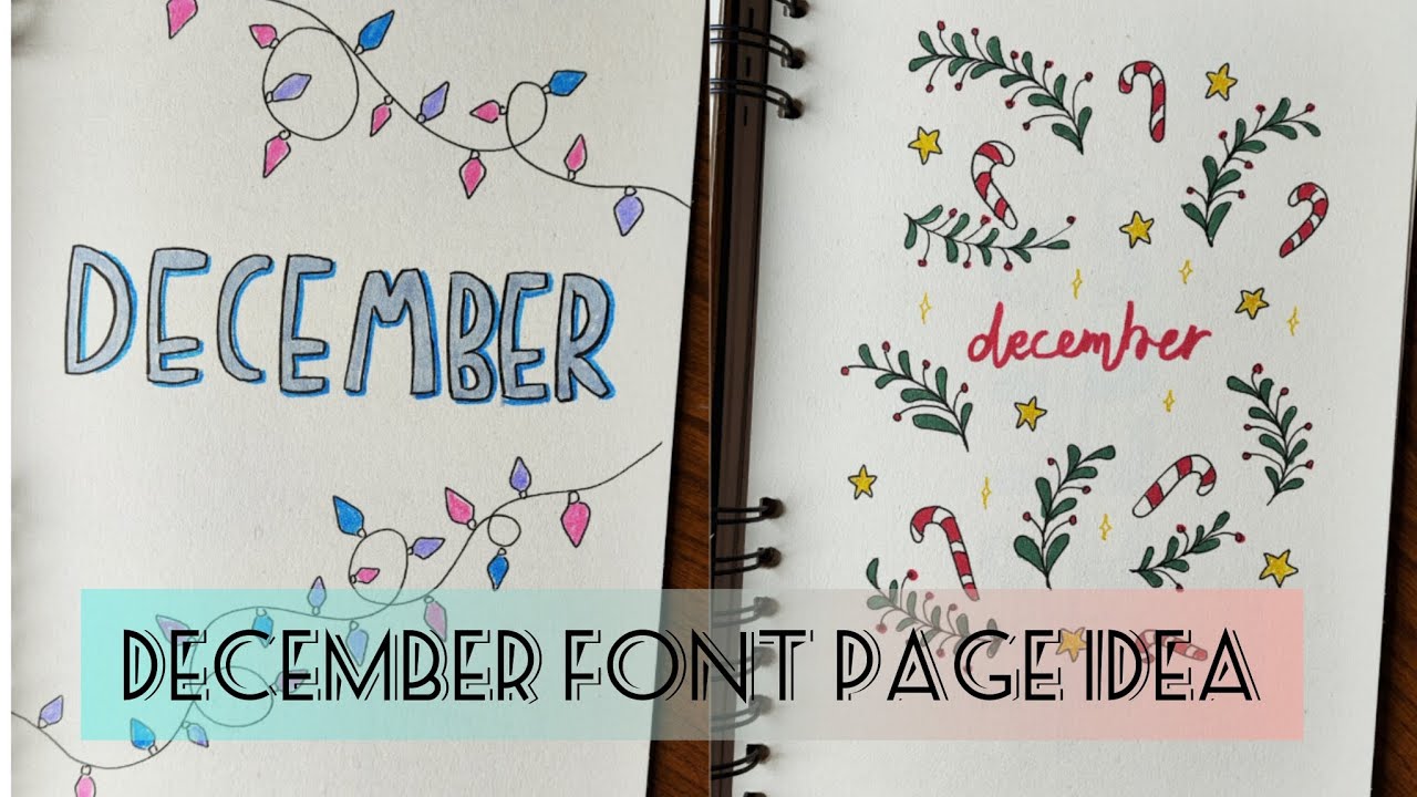 December font inspiration| two captivating font page ideas - YouTube