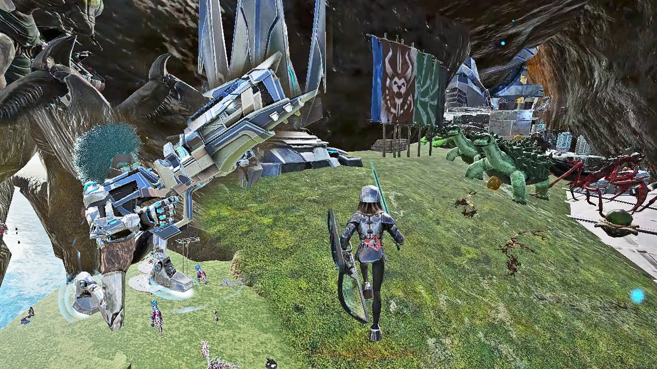 Raiding Rathole with Tek Grenade Launcher | Ark PvP Episode 6 - YouTube