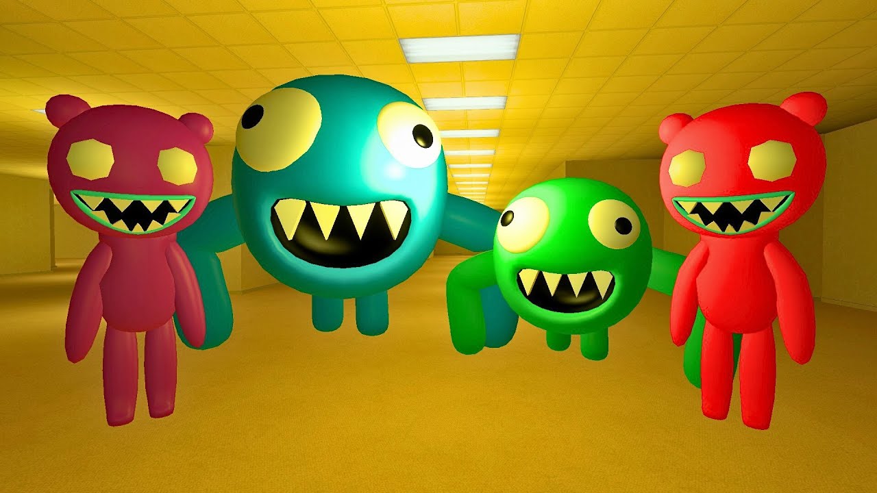 SUSSY WUSSY & MUNKUS LUNKUS SCHOOLGROUNDS IN BACKROOMS - YouTube