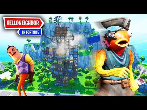 NUEVO *HELLO NEIGHBOR EN FORTNITE* FINAL DESCUBIERTO - YouTube