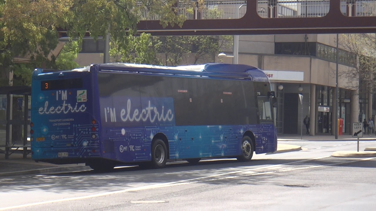BYD K9 Electric Bus (Cabridge Toro) - Departing Bus Stop (ACTION Buses ...