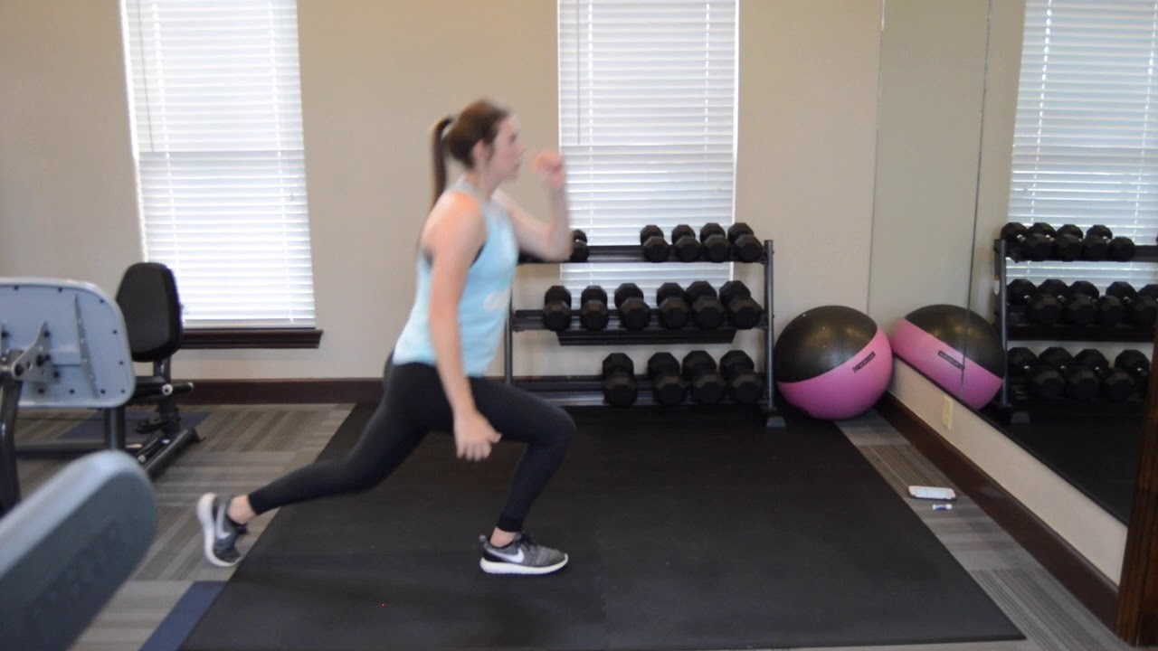 Forward to Reverse Lunges - YouTube