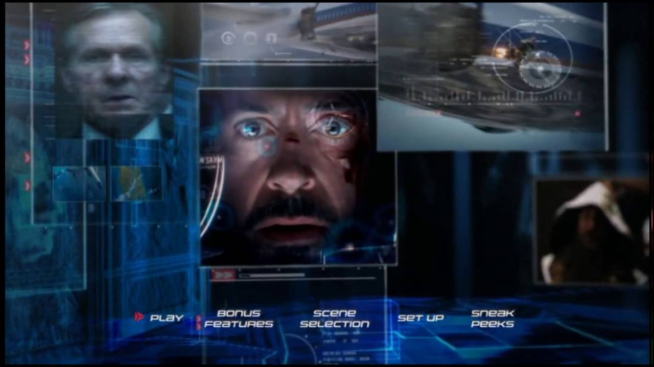 Iron Man 3 - DVD's Root Menu - YouTube