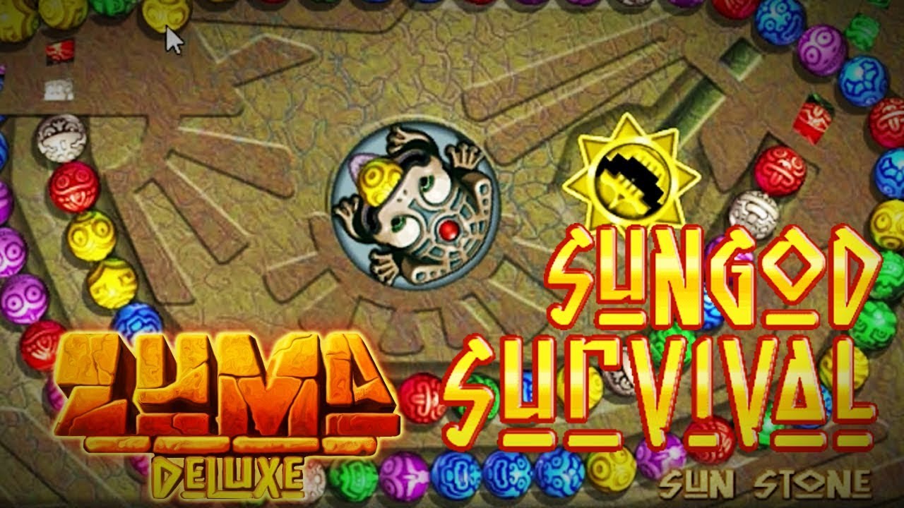 Zuma Deluxe (PC) - Gauntlet: Survival - Sun Stone - Getting Sungod ...