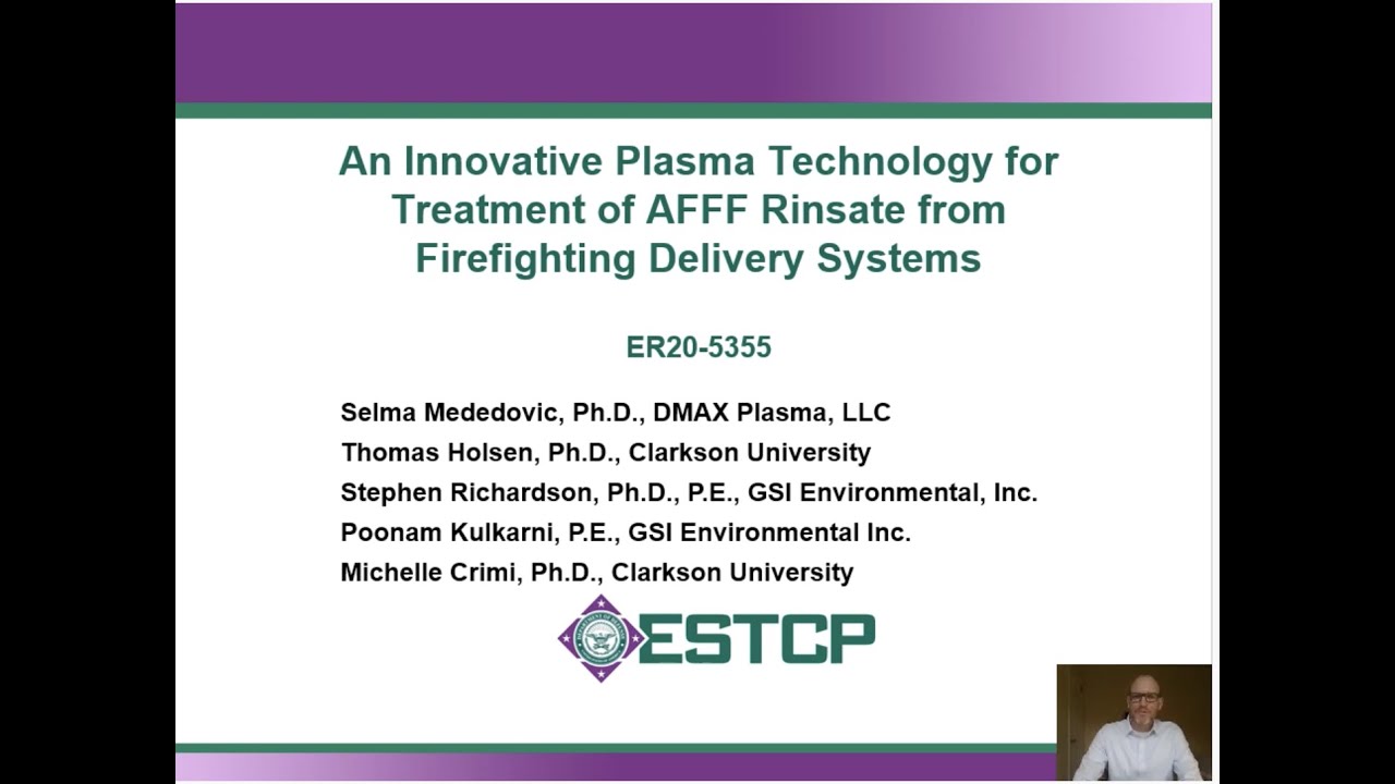 An Innovative Plasma Technology for Treatment of AFFF Rinsate from ...
