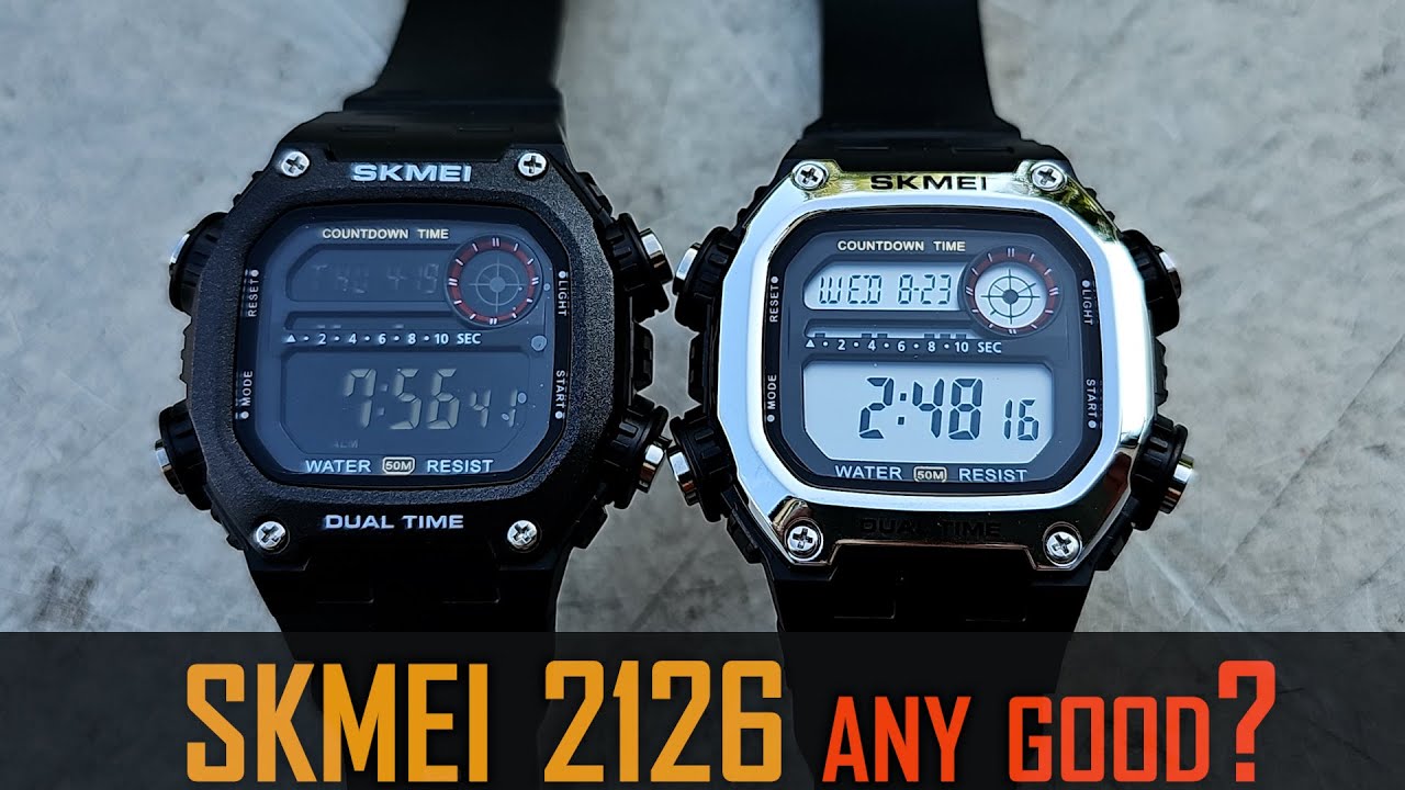 Skmei 2126 digital watch review (Casio DW-291H homage) #skmeiwatch # ...