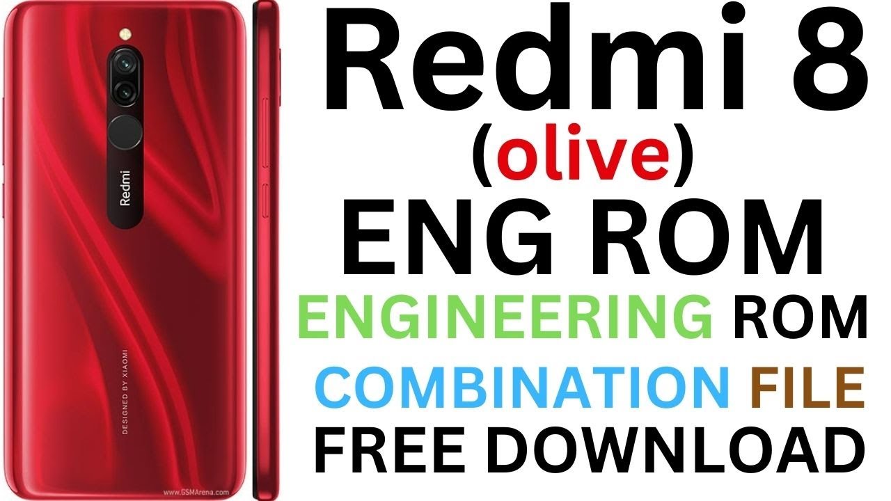 Redmi 8 (olive) C3I_V019-P-1007_keepNV ENG Firmware Engineering Rom ...